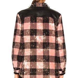Coach | Tops | Coach Pink Plaid Studded Shirt | Poshmark
